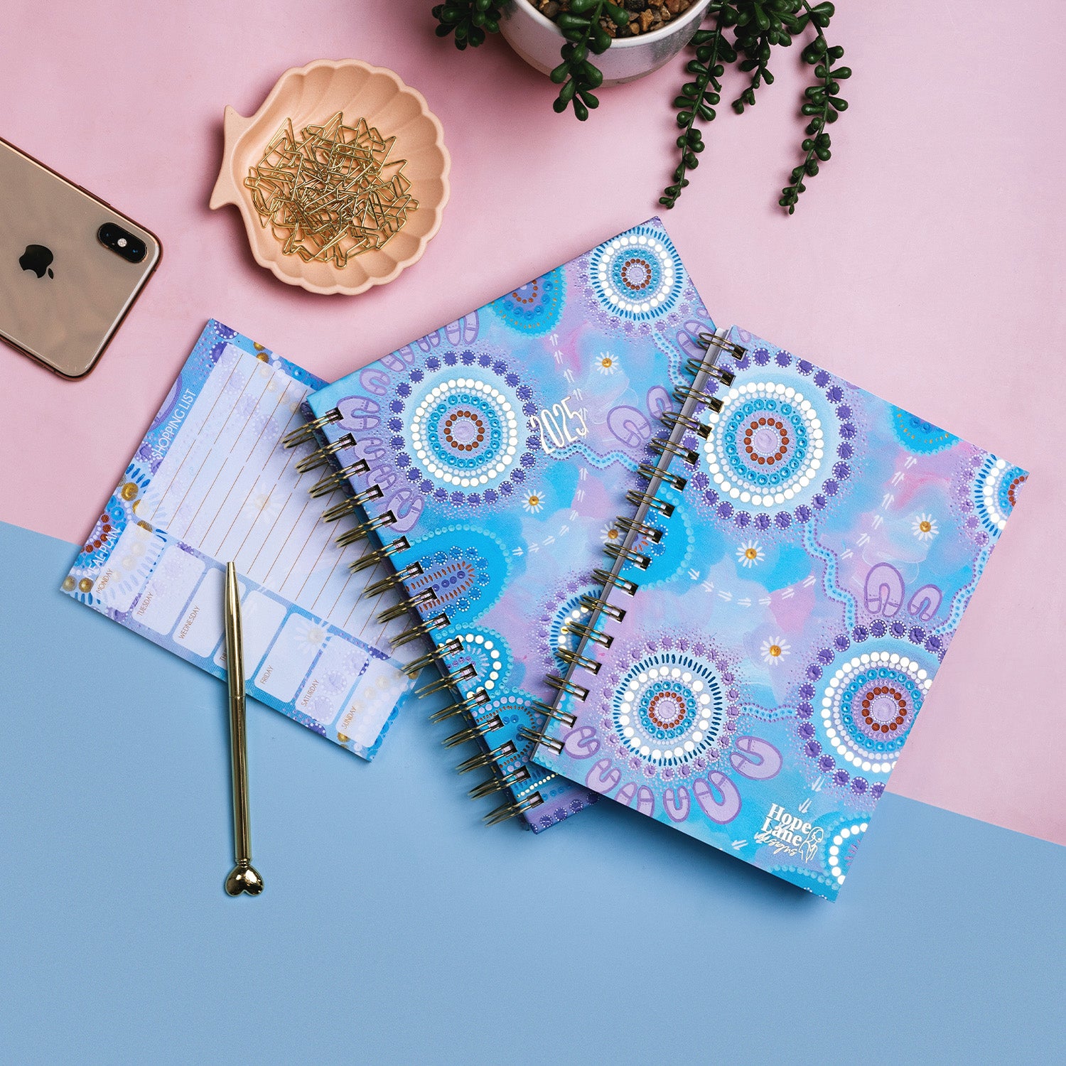 2025 Mum Planner, Diary, Organiser Notebook Bundle- Your Journey Indig ...